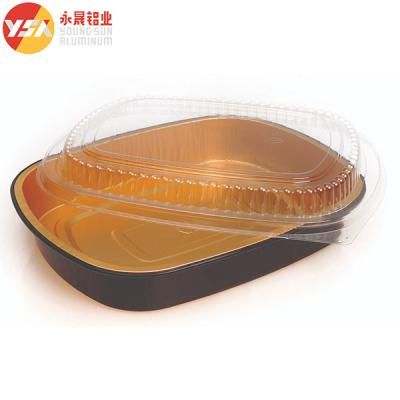 China Pantalla de papel oblongo de 680 ml para hornear y almacenar en venta