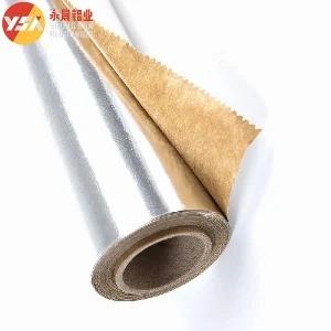 China 8011 Aluminum foil laminated kraft paper for packaging moisture-proof heat-insulating and tear-resistant suitable for food packaging for sale