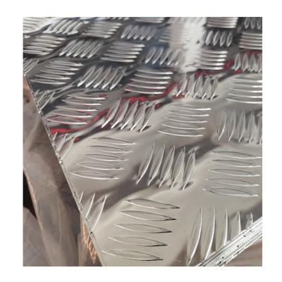 China Aluminum Diamond Bean Pattern Checkered 3003 5052 Aluminium Plate Sheet for sale