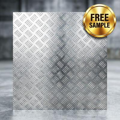 China Diamond Embossed Aluminum Tread Plate Sheet 3003 5052 H24 1-6mm Weldable Anti Slip Stock Fast Delivery for sale