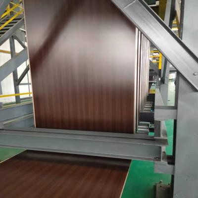 China PVDF Wood Grain Aluminium Coated Coil For Construction for sale