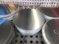 China Anodized Aluminum Round Circle LED Shell Kitchen Utensils Custom Size High Flatness Burr Free Edge Food Grade for sale
