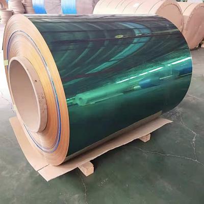 China 0.2-8mm Color Aluminum Coil Roll Mirror Aluminum Coil For Gutter for sale