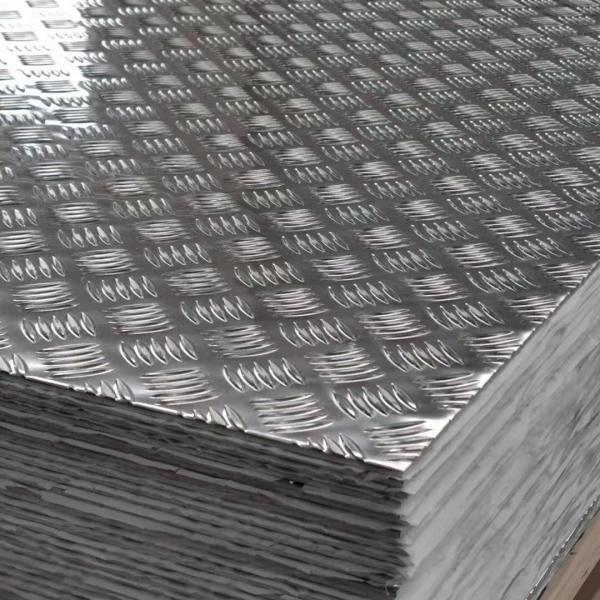 5052 3000 Series 5 bar aluminum tread plate 2mm aluminium checker plate
