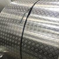China Five Bars 	Embossed Aluminum Sheet 3003 3103 Checkered Aluminium Sheet for sale