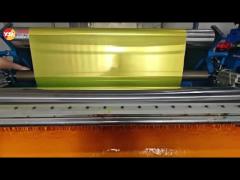 Gold color coated aluminum foil for aluminum foil lunch box, high temperature resistant, tear resistant, wear resistant 0.022 6.5mm