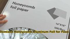 Customer-customized honeycomb aluminum foil for food packaging