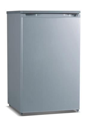 China Small Bar Compressor Mini Fridge And Freezer Three Shelves Solid Door for sale