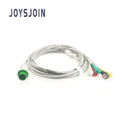 China Biolight  ECG cable with leaders 3/5 leads TPU material for sale