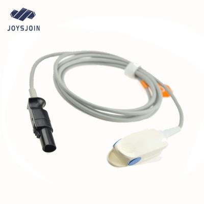 China Compatible Spacelabs Adult Finger clip Spo2 sensor, 7pin, white finger oxygen sensor,3m,TPU material for sale