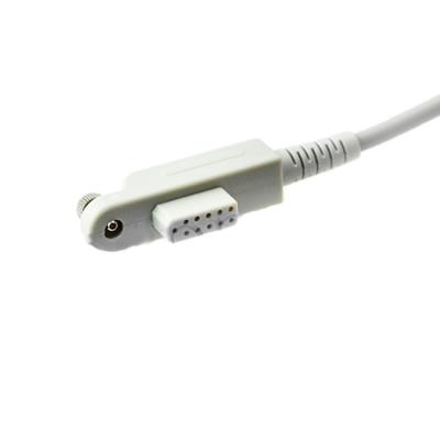 China compatible Jincomed  holter 10-lead snap wires 11 pins  ,AHA TPU material patient cable for ecg machine for sale