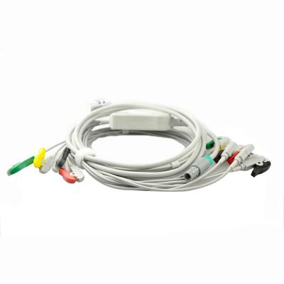 China Creative PC9000S/UP6000 5-lead ECG  cable with leadwires for sale