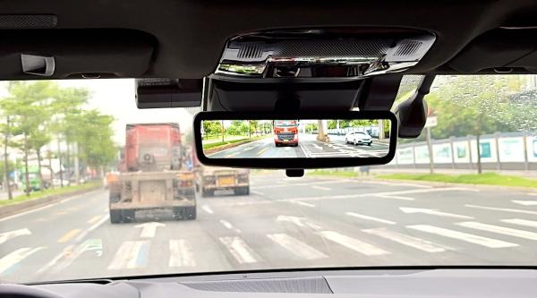 9.2 Inch Electronic Car Digital Rear View Mirror LVDS Signal Wide Dynamic Display