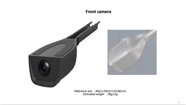 high definition Reverse Camera Rearview Mirrorr Front And Rear Video Rearview Mirror