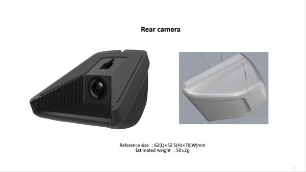 high definition Reverse Camera Rearview Mirrorr Front And Rear Video Rearview Mirror