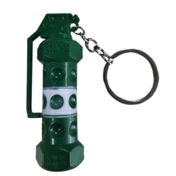 Quality High Quality Modern  Key Chain Gunplay Flash Bomb Stun Grenade Pendant Fashionable Arts Crafts Collection Gift Printing for sale