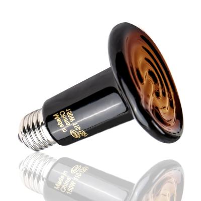 Cina Lampadina riscaldante per rettili a infrarossi Lampadina riscaldante in ceramica da 50 W - 150 W per pollo serpente tartaruga in vendita