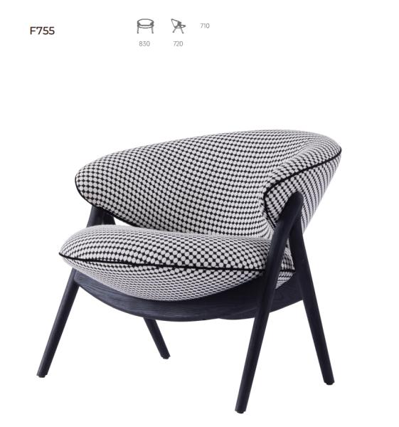 Quality Nordic Minimalist Houndstooth Leisure Chair for Living Room Lazy Chair for sale