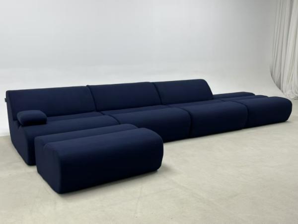 Quality Modern Minimalist Modular Compression Sofa Apartment Furniture Velvet Fabric for sale