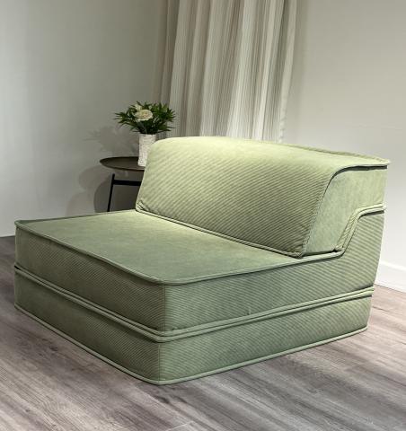 Quality Modern Foldable Compression Sofa Bed Green Apartment Furniture for sale
