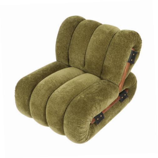 Quality Vintage Wrinkled Single Lounge Chair Designer Modular Lazy Sofa Furniture for sale