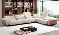 China Cream White Splicing Combination Function Sofa for Villa Living Room for sale