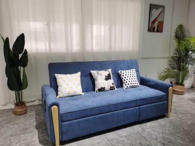 China Modern Minimalist Fabric Sofa Bed , Apartment Furniture for sale