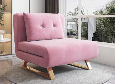 China Modern Minimalist Single Foldable Sofa Bed , Apartment Furniture for sale