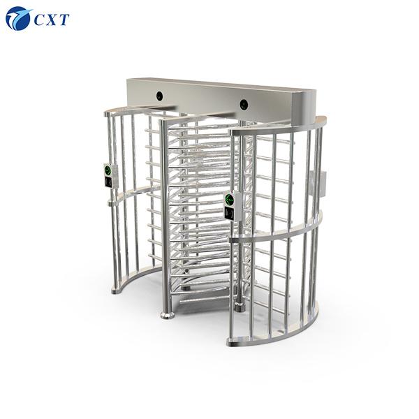 Full height turnstile door side view