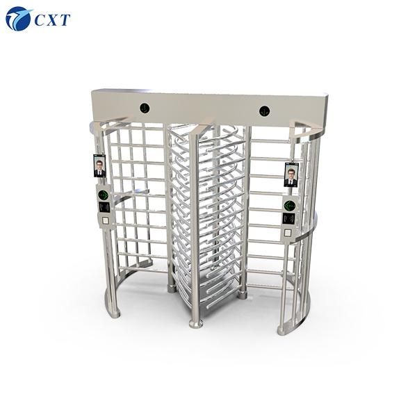 Full height turnstile door front view