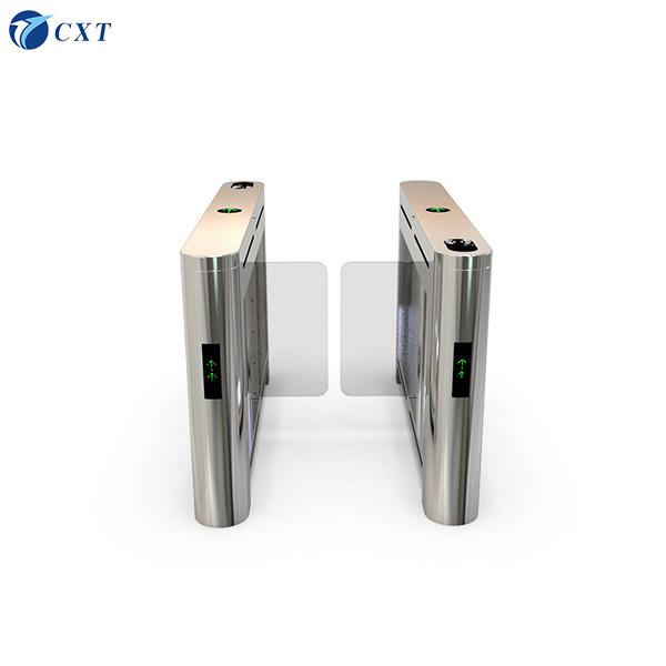 Close-up view of Speed Gate mechanism and control panel