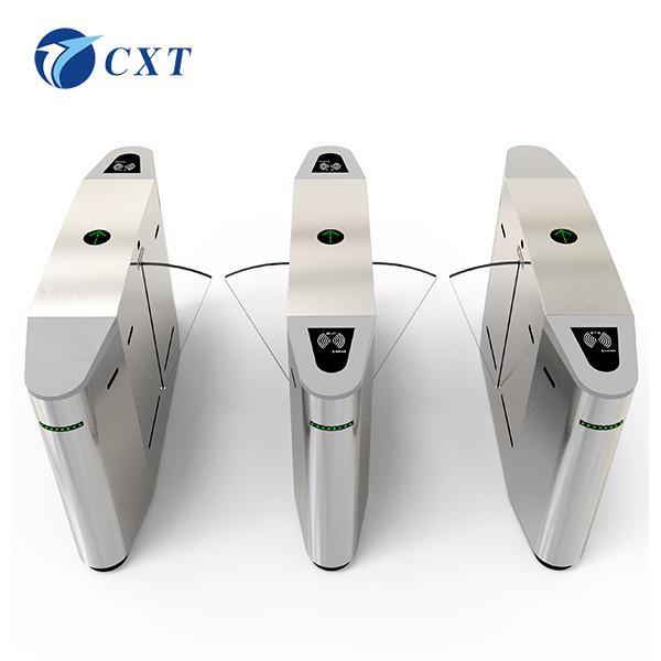 Quality Stainless Flap Barrier Gate Infrared Anti Pinch With Remote Control for sale