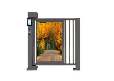 China Advertising Pedestrian Entrance Gate Durable Remote Control With IC Card Verification for sale
