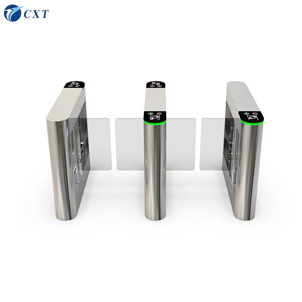 Quality Acrylic Swing Barrier Gate Indoor Automatic With Colored Lights135c for sale