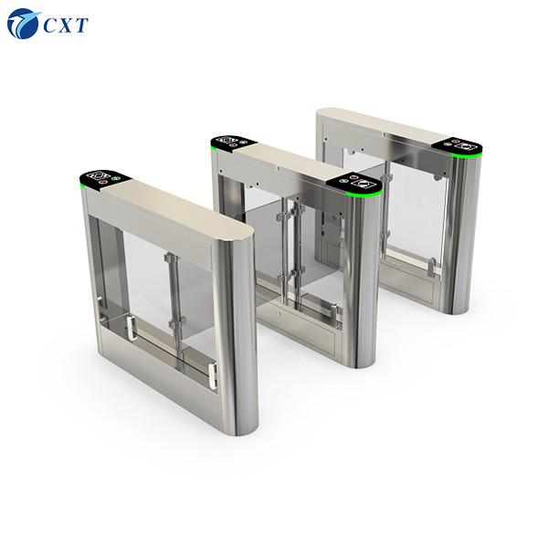 Quality Acrylic Swing Barrier Gate Indoor Automatic With Colored Lights135c for sale