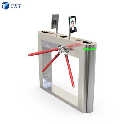 Cina Alto rendimento 304 Barriera a treppiede Porta Drop Arm Turnstile con fascia luminosa in vendita