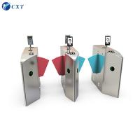 Quality Fully Automatic Intelligent Flap Barrier Turnstile Gate Security Access Gates for sale