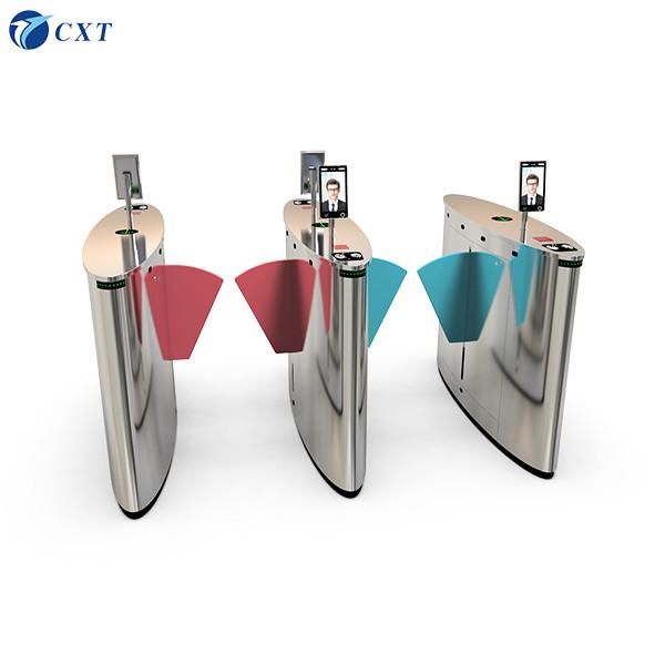 Quality Airport Flap Barrier Gate 550mm Passage Width 201 Stainless Steel For Outdoor for sale