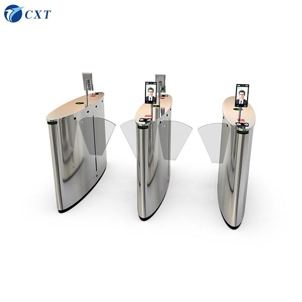 Quality Airport Flap Barrier Gate 550mm Passage Width 201 Stainless Steel For Outdoor for sale