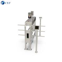 Quality Supermarket Waist Height Turnstile Automatic 304 Stainless Steel for sale