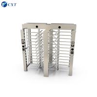 Quality Dual Channels Building Site Turnstile Full Height Security Turnstiles CE Z1702A for sale