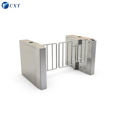 China 304 Stainless Steel Swing Barrier Gate with 35-40 Persons/Minute Pass Rate for sale