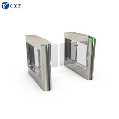 China Wing Gate Turnstile with Reading Card Time <1 Second and Adjustable Arm Length 500~900mm for Access Control System for sale