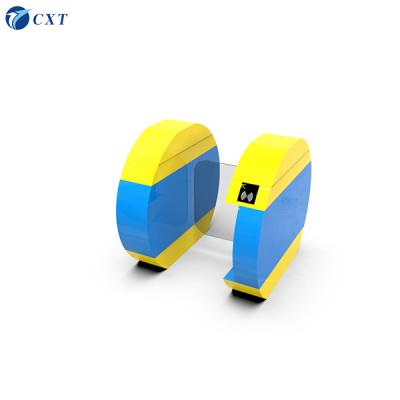 China Brushed Finishing Swing Barrier Gate with Relative Humidity≤95% and Identification Speed 20 Ms for Secure Access Control for sale