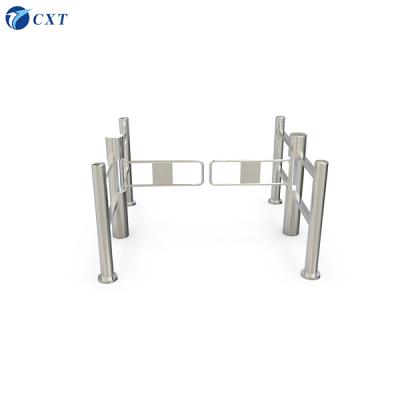 China Swing Barrier Gate with Face Detection And Tracking 20 Ms Identification Speed 1.5-2.0mm Chassis Thickness and 50-60 HZ Frequency for sale