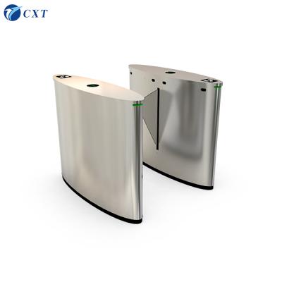 Flap Barrier Gate with 1200*300*980 Mm Dimension and 30-40 People/minute Transit Speed Featuring RS485 Communication