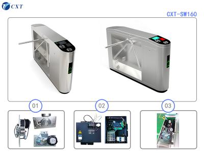 中国 顔認識機能のある半自動三脚ターンスタイルゲート 販売のため