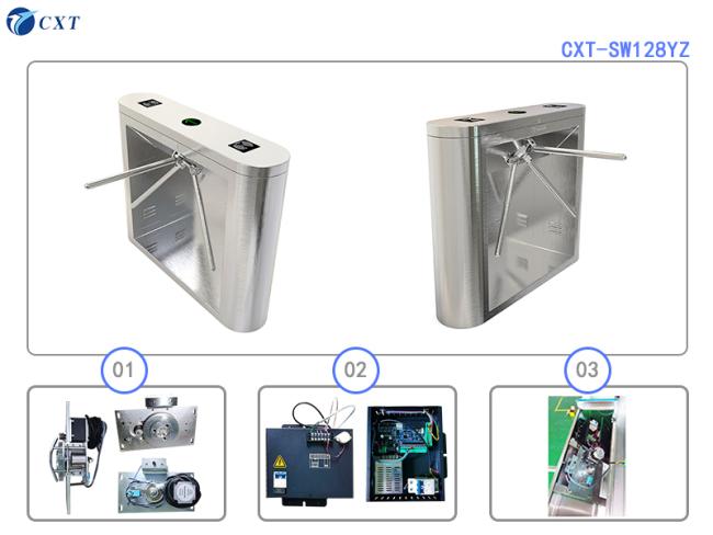 CXT-SW128YZ Tripod Turnstile technical diagram