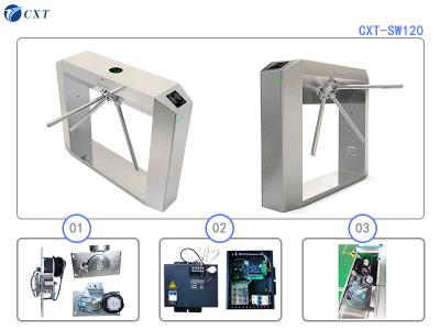 China Full-Automatic Tripod Turnstile Gate 100KG Force Stainless Steel for sale