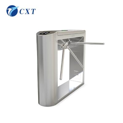 China Programmable 30°/60°/90° Opening Angle Tripod Turnstile Gate with Germany Technology Electromagnetic Valve and 500mm Brake Lever Length for sale